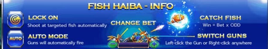 Fish Haiba ฟิช ไฮบ้า ทีเด็ดเกม ยิงปลาจาก slotxo joker โบนัสแตกง่าย